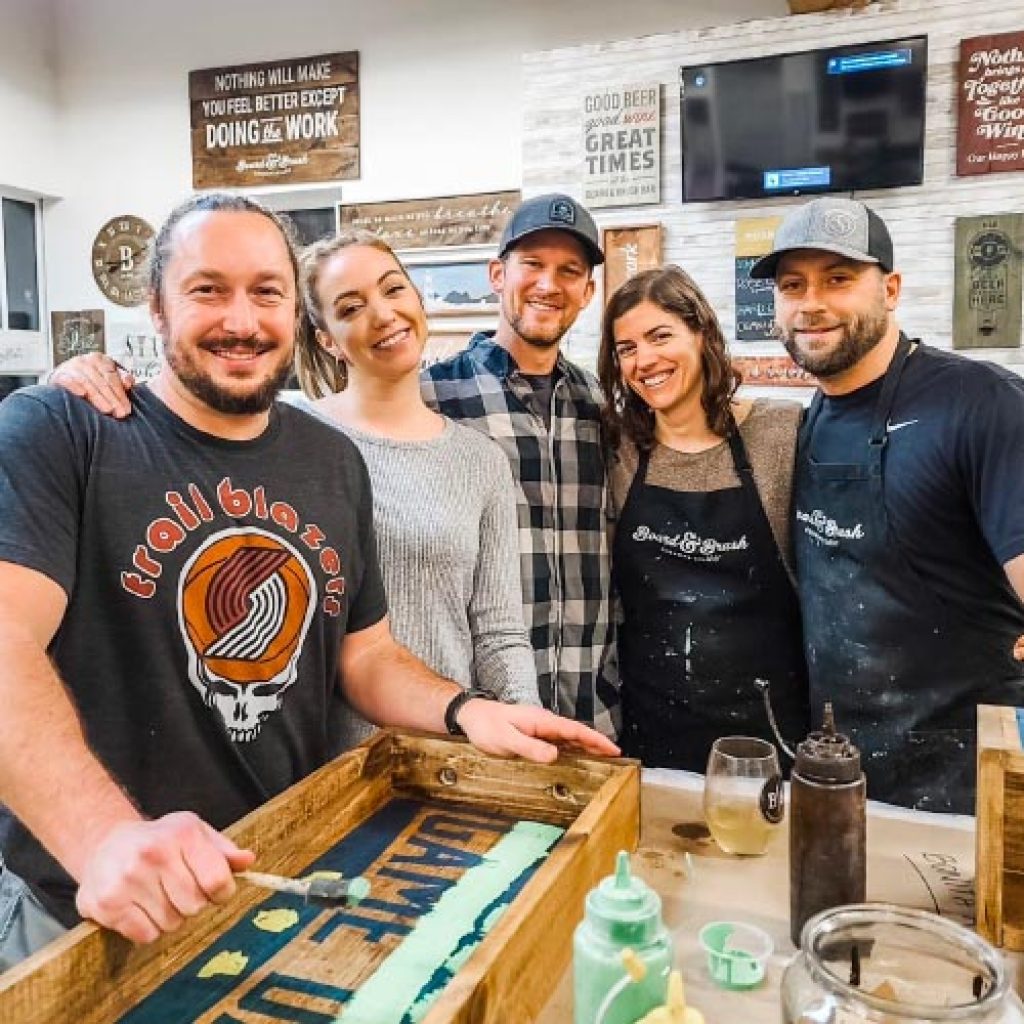 What to Expect at a Board & Brush DIY Workshop - Board and Brush