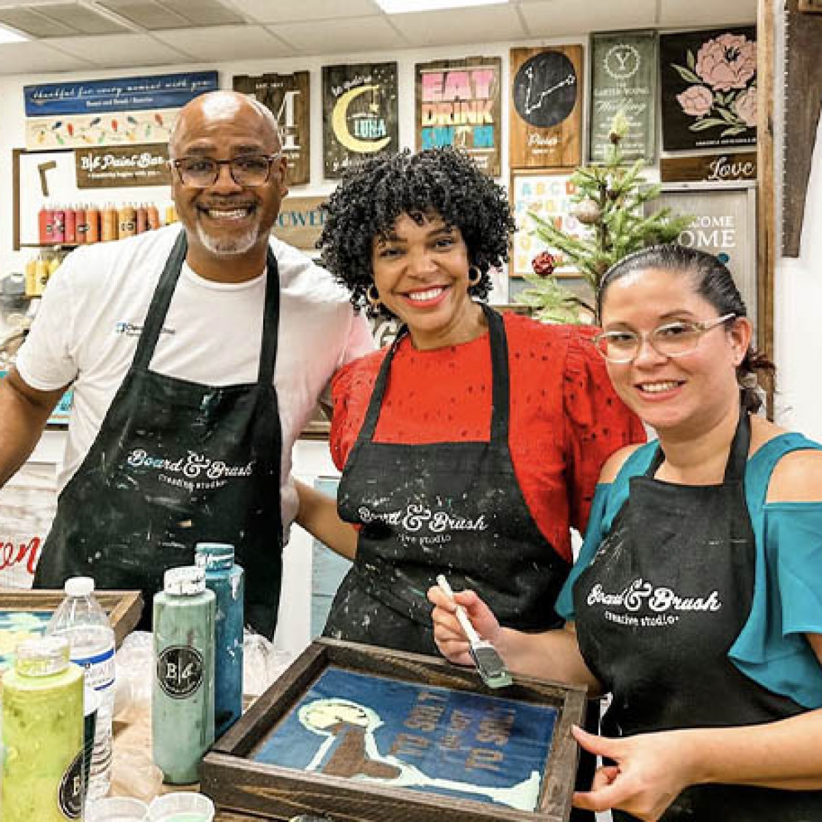 What to Expect at a Board & Brush DIY Workshop - Board and Brush